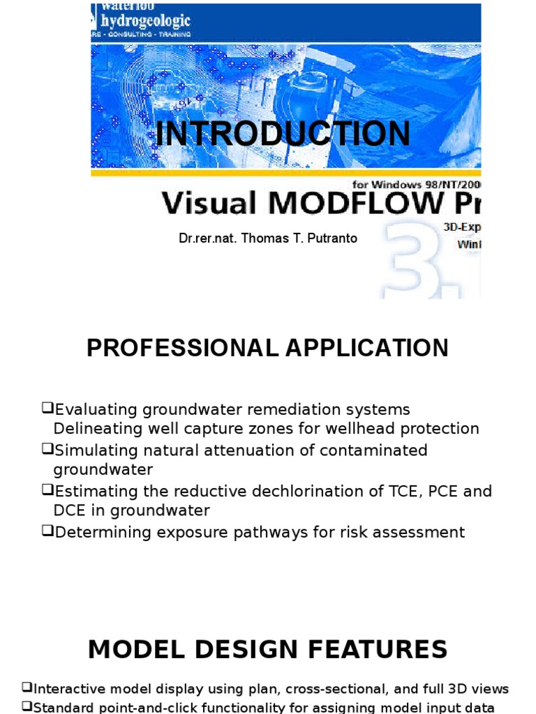 Introduction Visual Modflow | PDF | Aquifer | Software