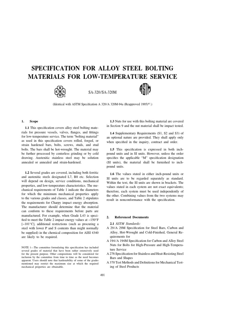 Sa 320 | PDF | Screw | Steel