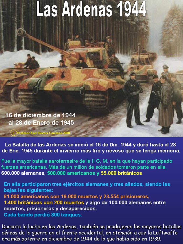 24 - Ardenas 1944 | PDF | Batalla de la protuberancia | Militar