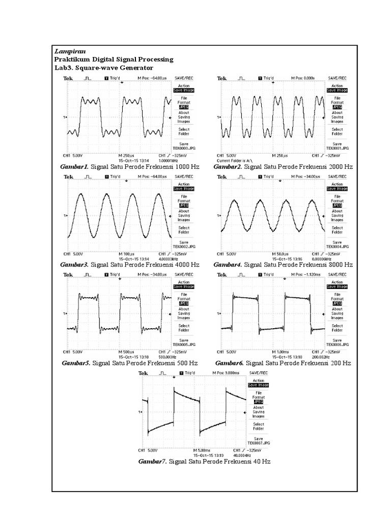 Praktikum Digital Signal Processing Lab3. Square-Wave Generator | PDF