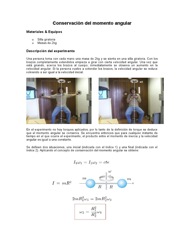 Momento Angular | PDF | Momento angular | Mecánica