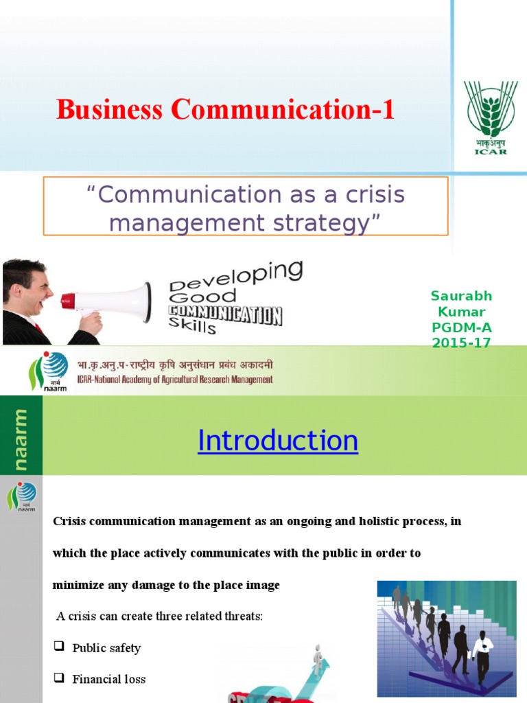 Crisis Communication Strategy Guide | PDF