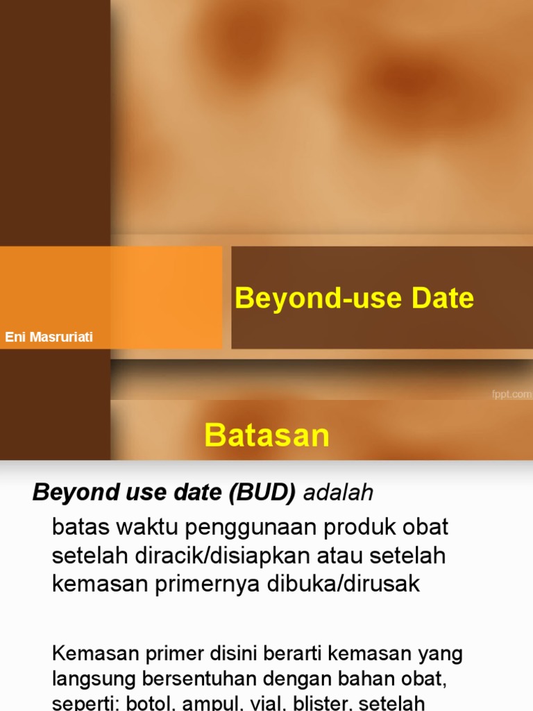 Panduan Beyond-use Date Obat | PDF | Kesehatan Holistik