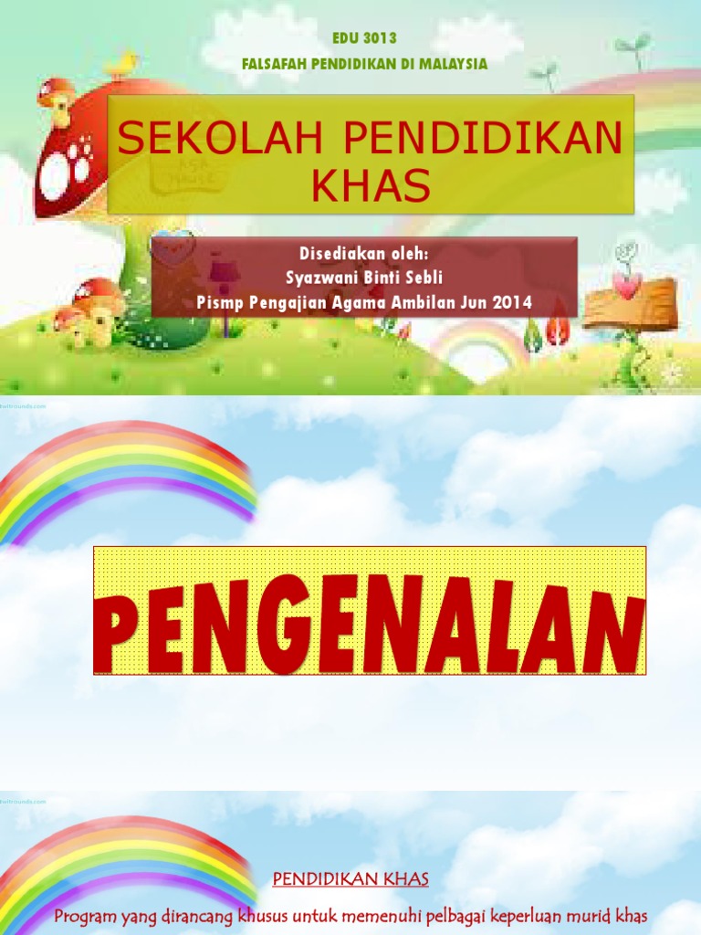 Sekolah Pendidikan Khas | PDF