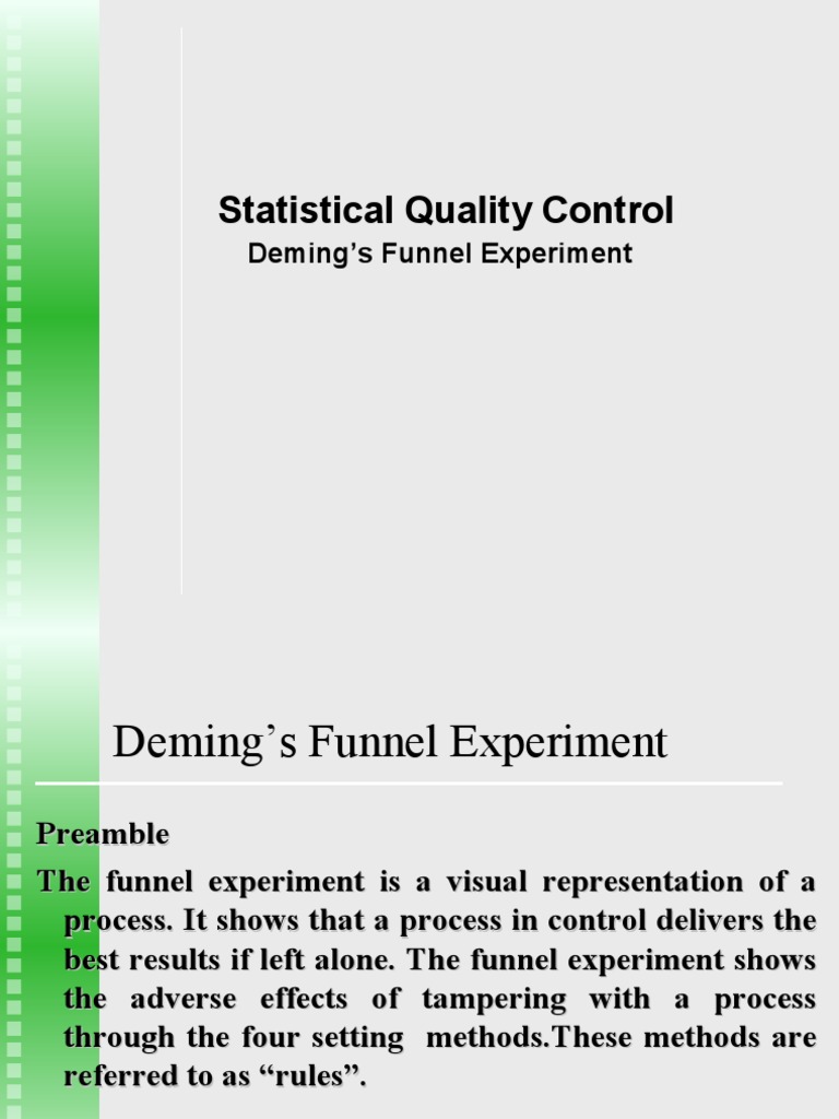 Deming Funnel | Experiment | Business | Free 30-day Trial | Scribd