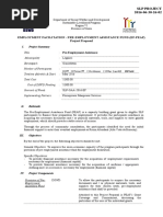 PWD Project Proposal | PDF | Disability | Financial Capital