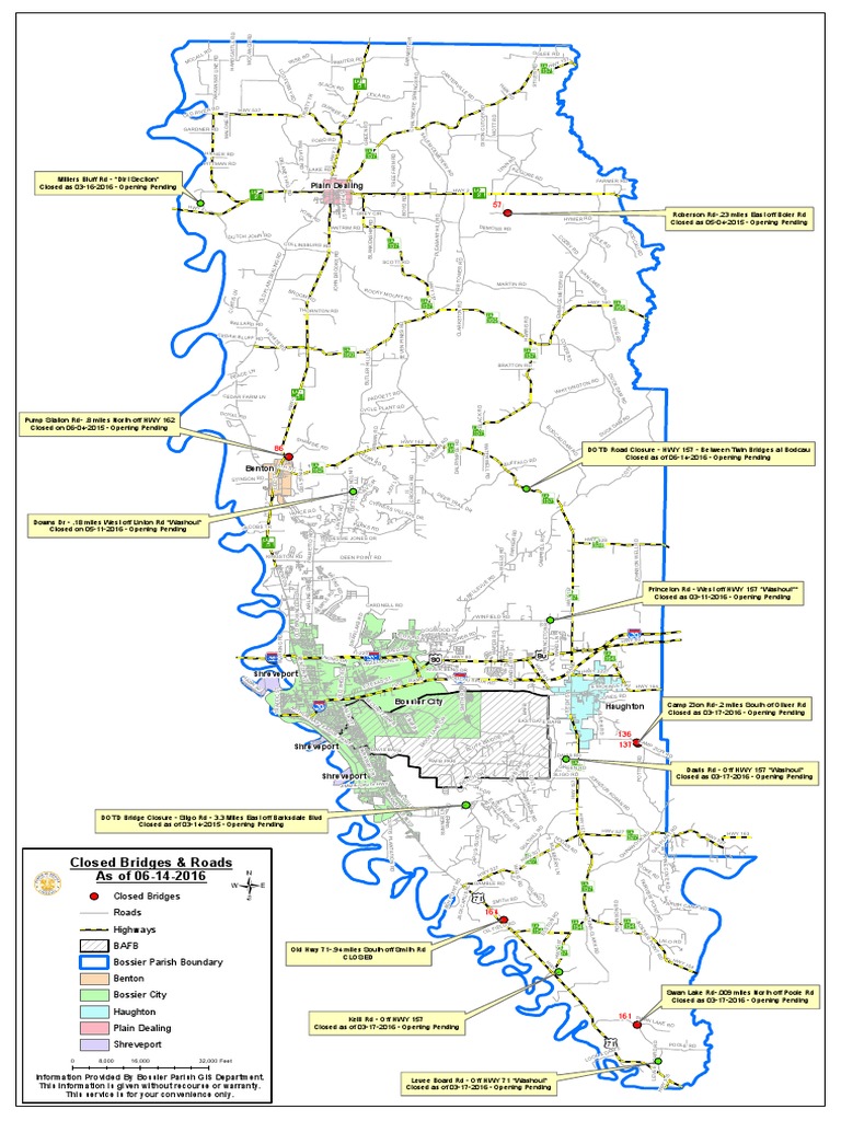 Bossier Parish Road and Bridge Construction | PDF