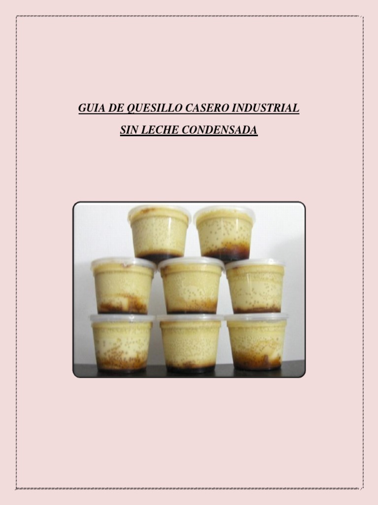 QUESILLOS | PDF | Caramelo | Agua