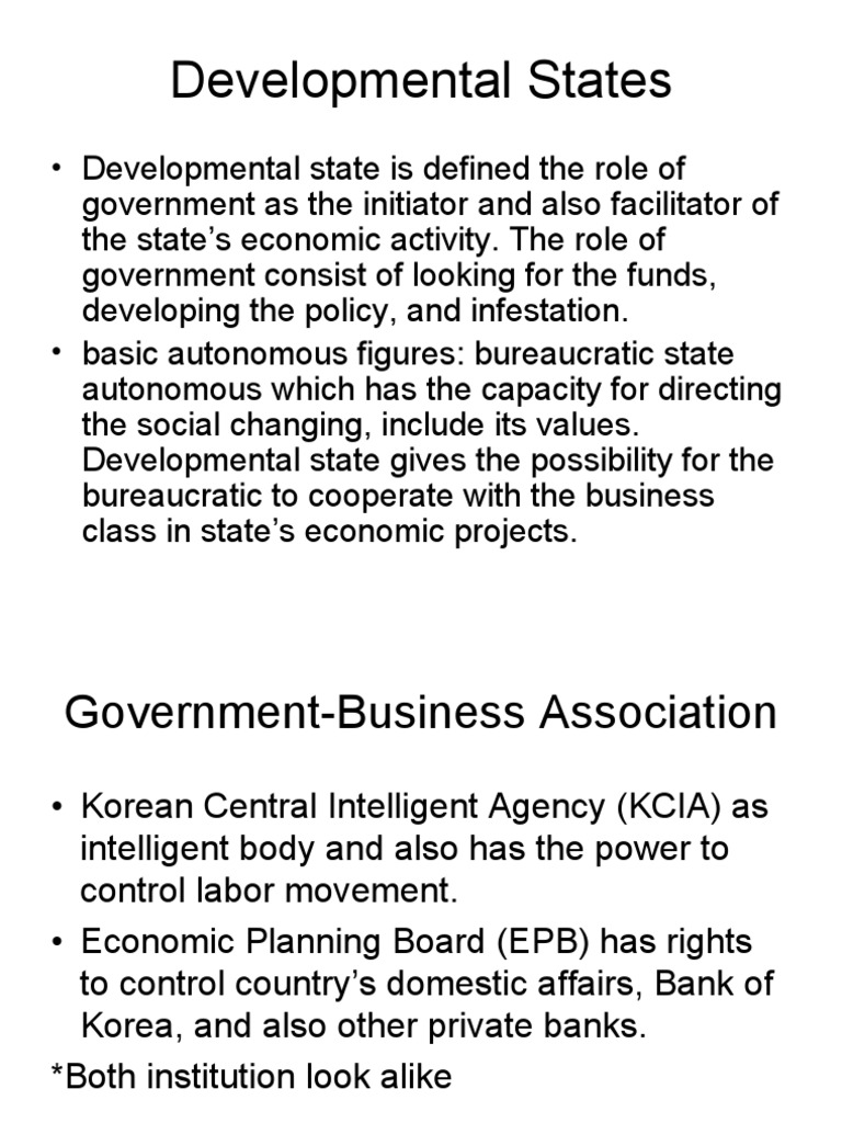 Developmental States - PED HI UGM - 2009 | PDF | Economies | Business