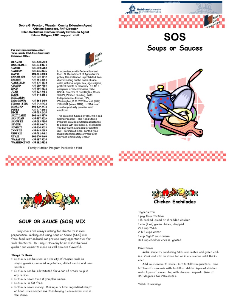 SOS Mix | PDF | Soup | Potato