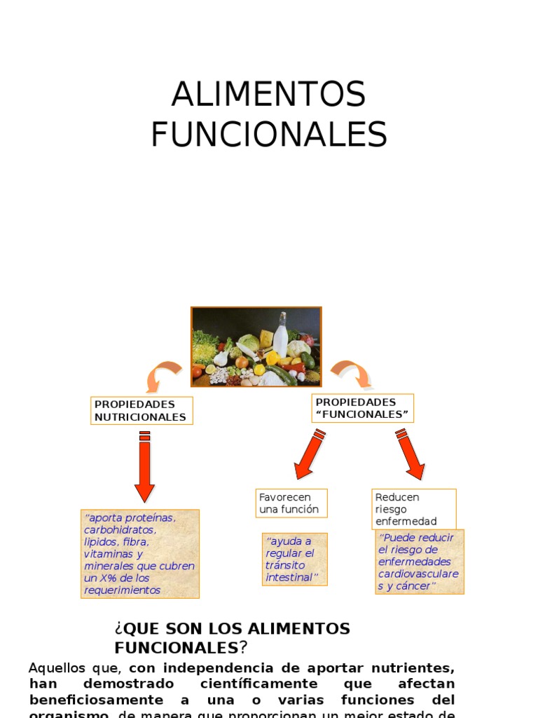Alimentos Funcionales | Descargar gratis PDF | Comida funcional | Alimentos