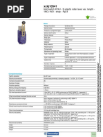 XCKJ167 Limit Switch Data Sheet | PDF | Technology & Engineering