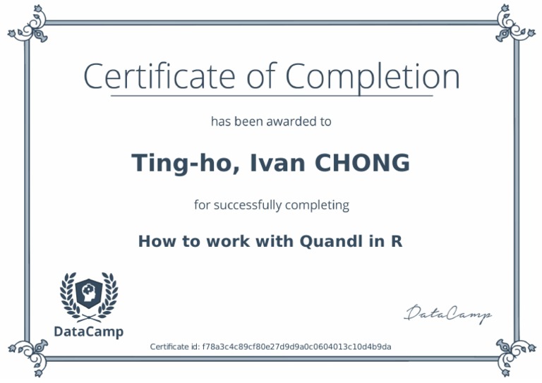 Working with Quandl in R Guide | PDF