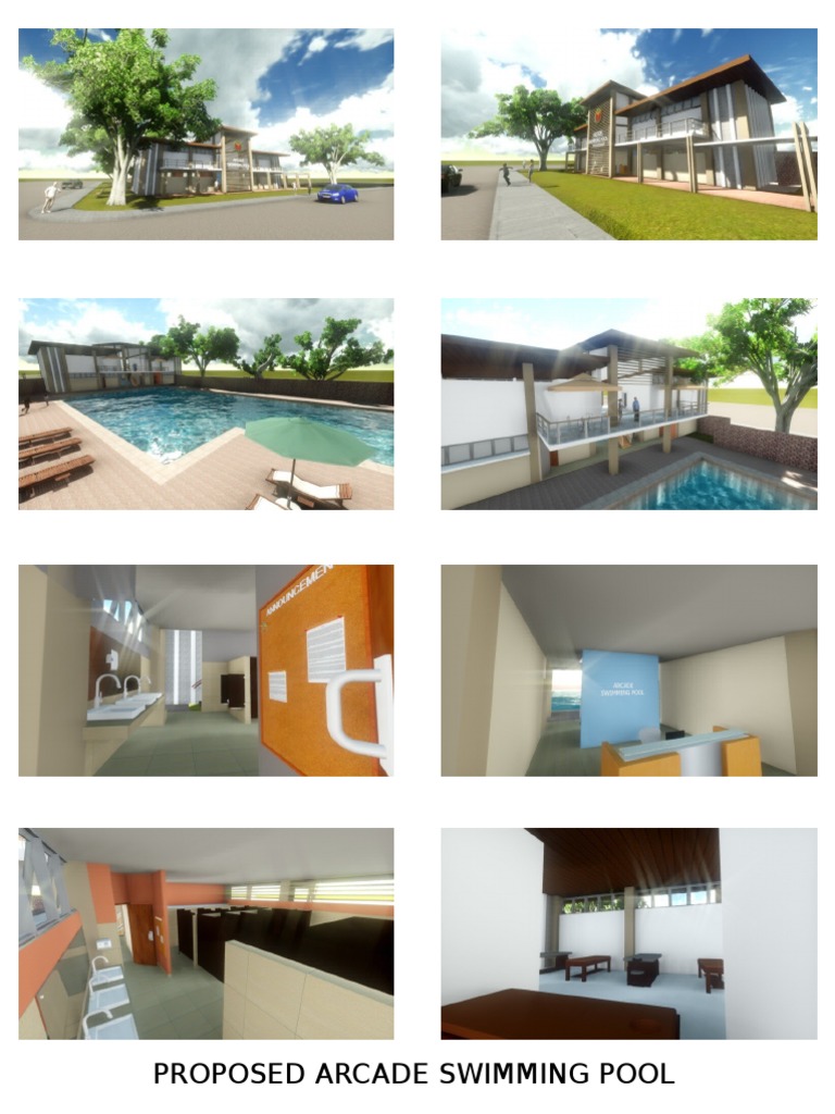 Proposed Arcade Swimming Pool | PDF | Home & Garden
