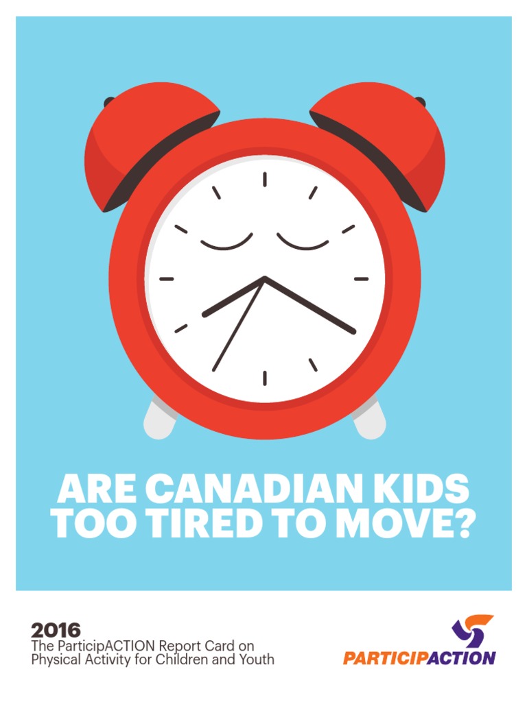 2016 ParticipACTION Report Card - Highlight Report | PDF | Physical ...