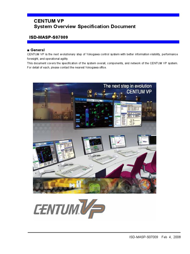 CENTUM VP System Introduction | PDF | Computer Network | Power Supply