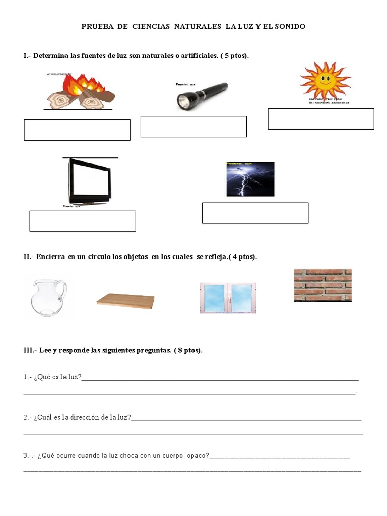 Luz y Sonido 3 | PDF | Estudios de idiomas extranjeros | Ciencia y ...