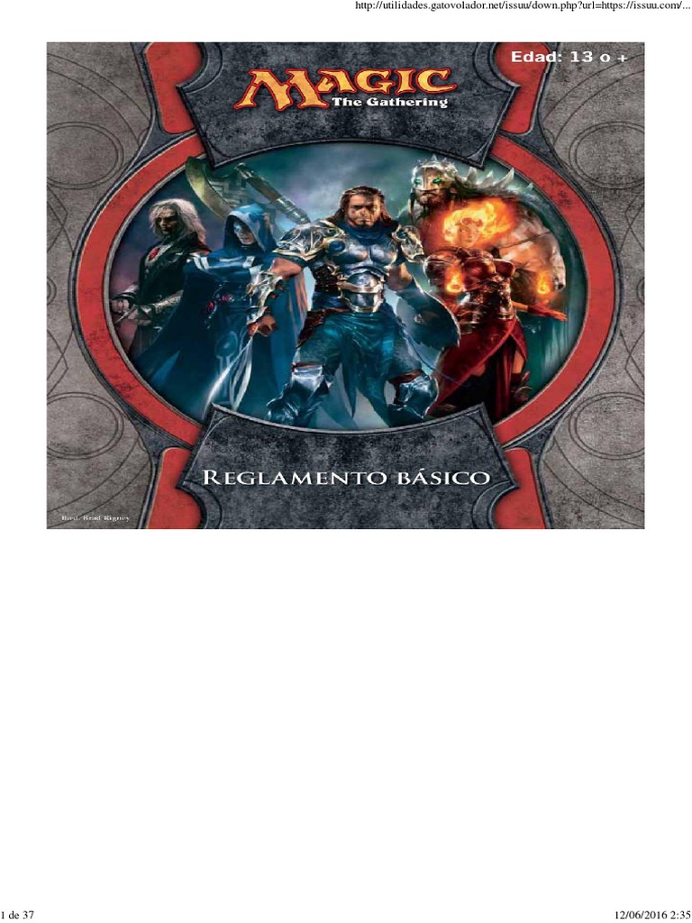 Manual de Como Jugar Magic The Gathering | PDF
