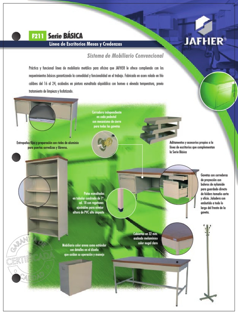 Ficha f211 Serie Basica | PDF | Aluminio | El hombre hace Materiales