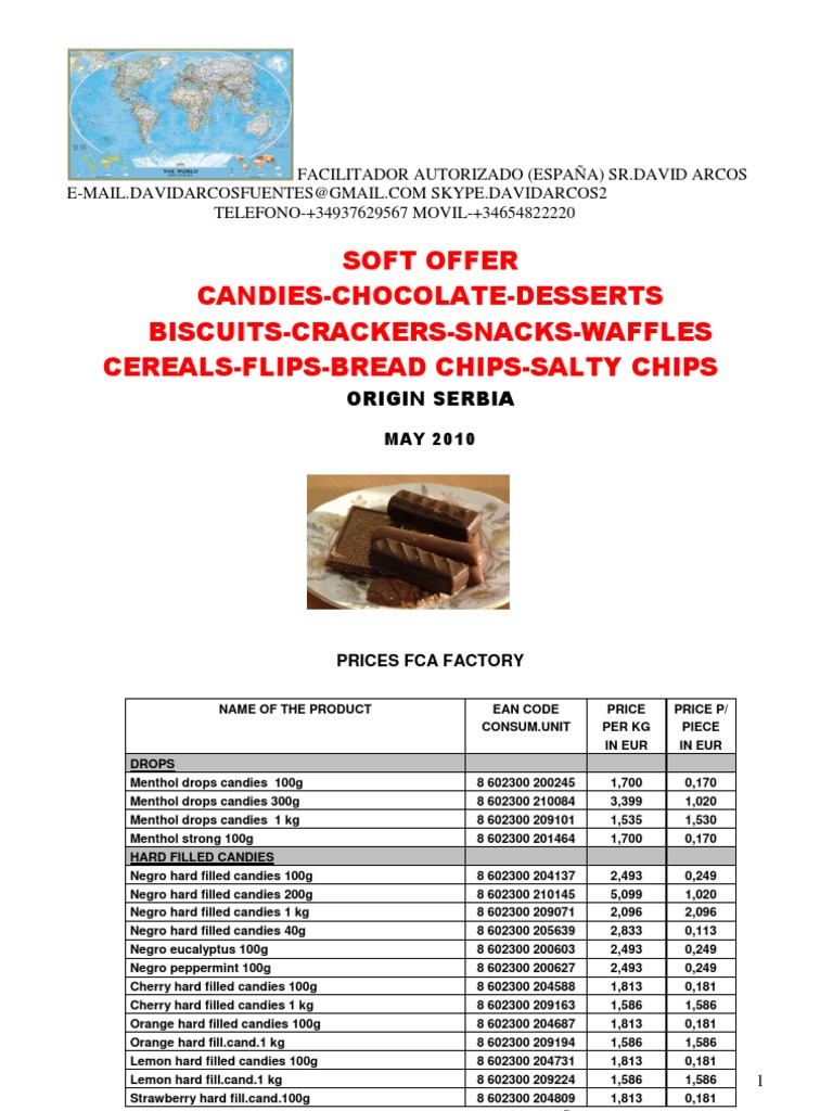 Soft Offer Candies-Chocolate-Desserts Biscuits-Crackers-Snacks-Waffles ...