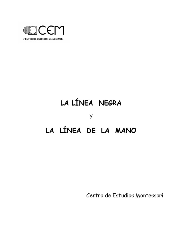 La Línea Negra en Montessori | PDF | Tierra | Dinosaurios