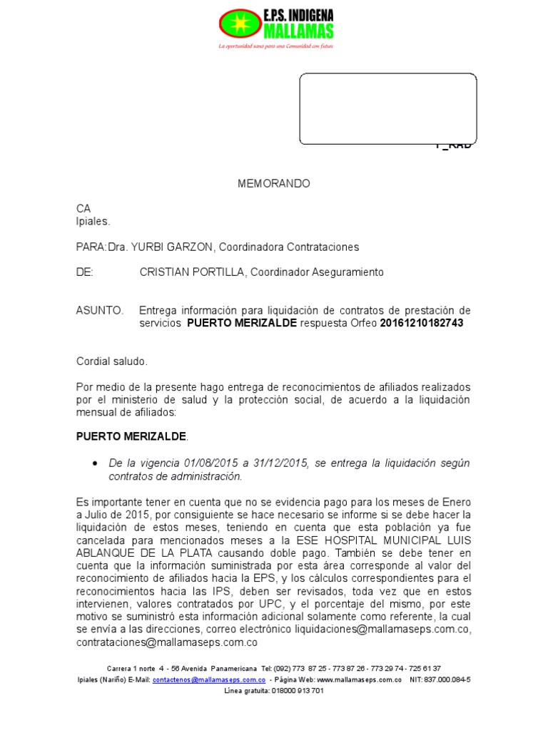 Plantilla Memorando | PDF