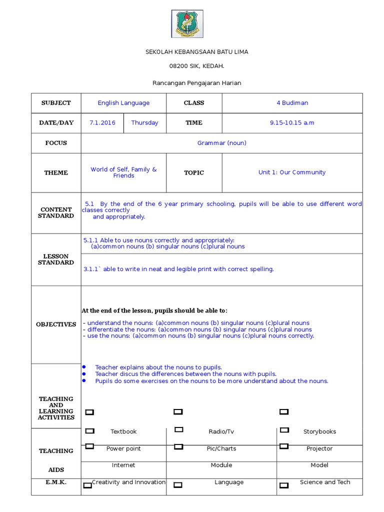 RPH English Yr.4... d5 | PDF | Language Arts & Discipline | Foreign ...