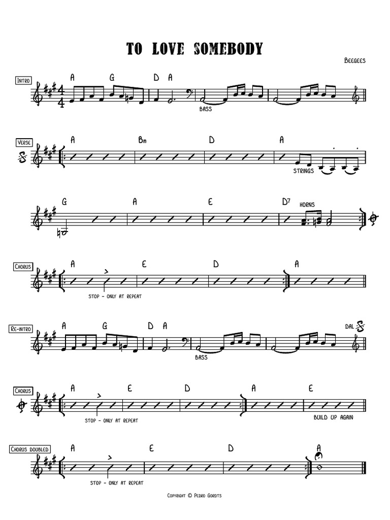 Love Somebody Maroon 5 Sheet Music