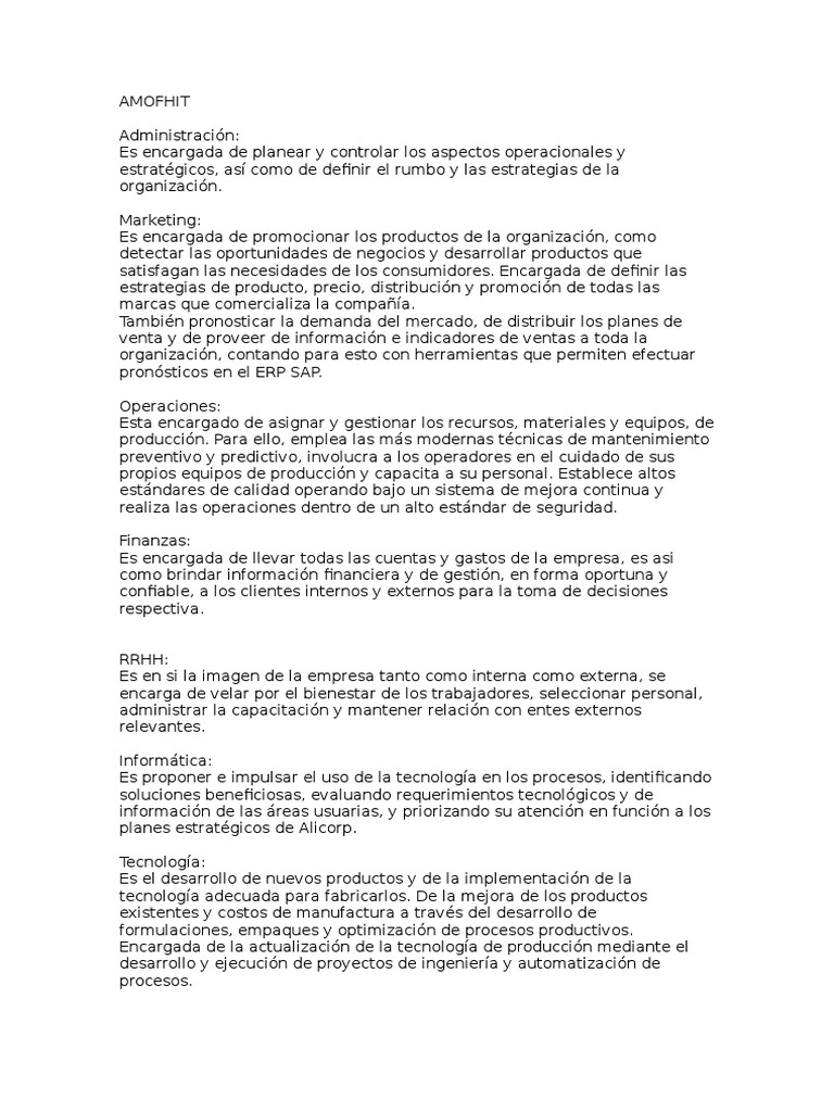 AMOFHIT | PDF | Crecimiento personal y profesional | Negocios