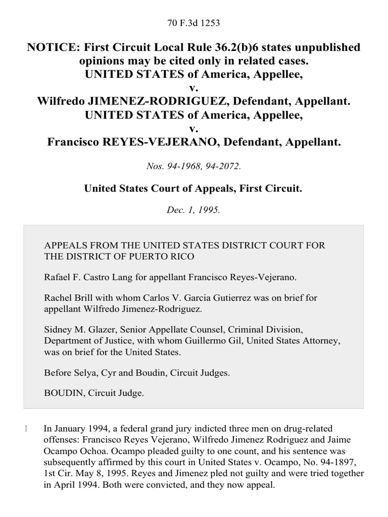 Appeals in Drug Conspiracy Cases | PDF | Presentence Investigation ...
