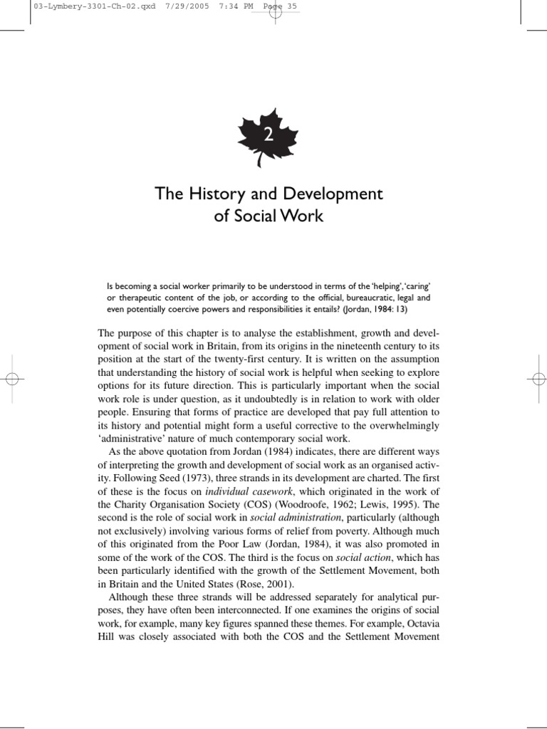Evolution of Social Work in Britain | PDF | Social Science