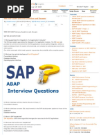 ABAP Cheat Sheet: System Fields Database Table Other Abap Related Tcodes | PDF | Computer ...