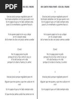 Letra de Cancion PAPITO | PDF