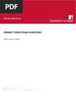 Standard Project Execution Plan PEP Template | PDF | Quality Management ...