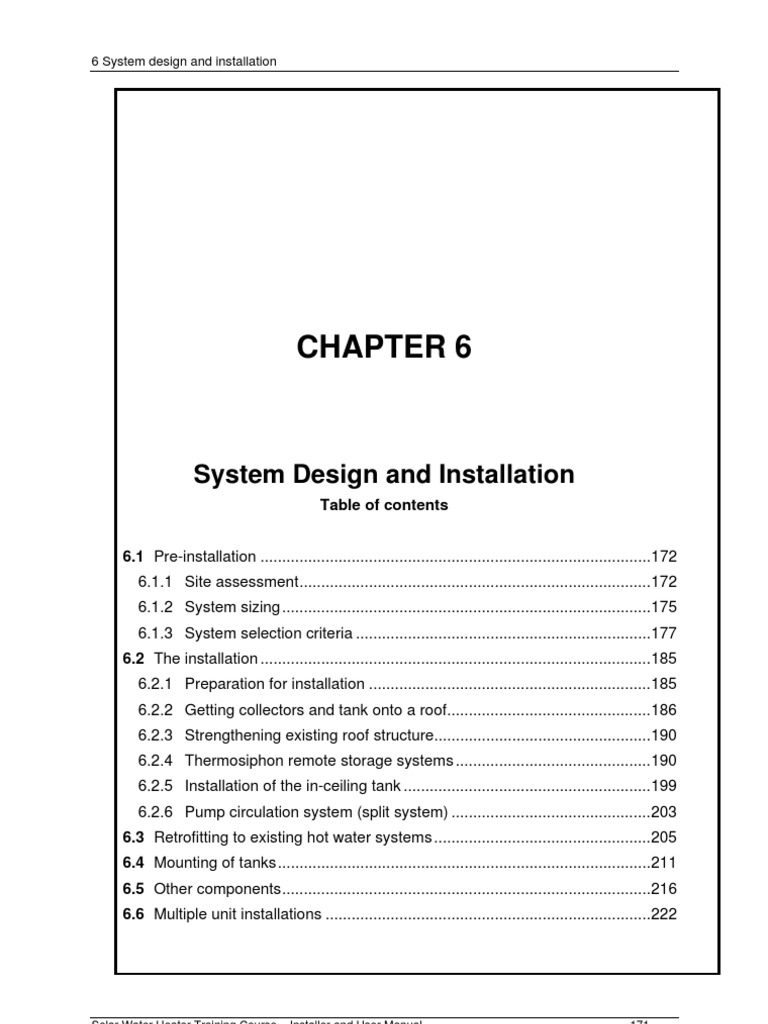 Chapter6 - Storage Tank System Design and Installation | PDF | Water ...