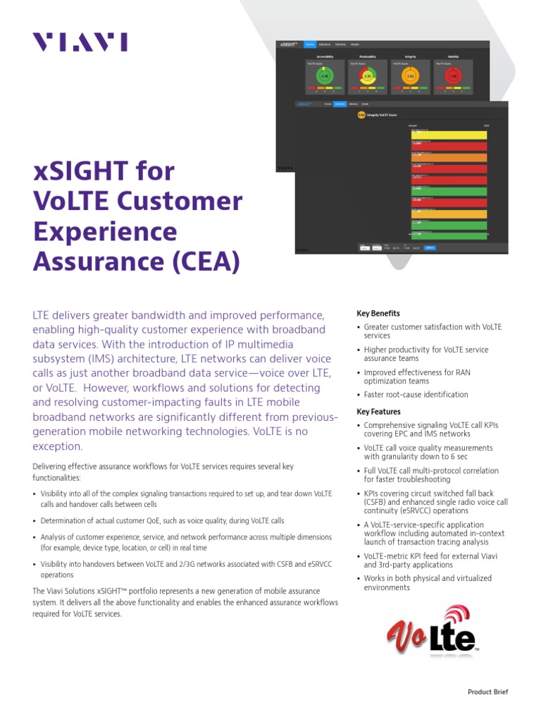 Xsight For Volte Customer Experience Assurance (Cea) : Key Benefits ...