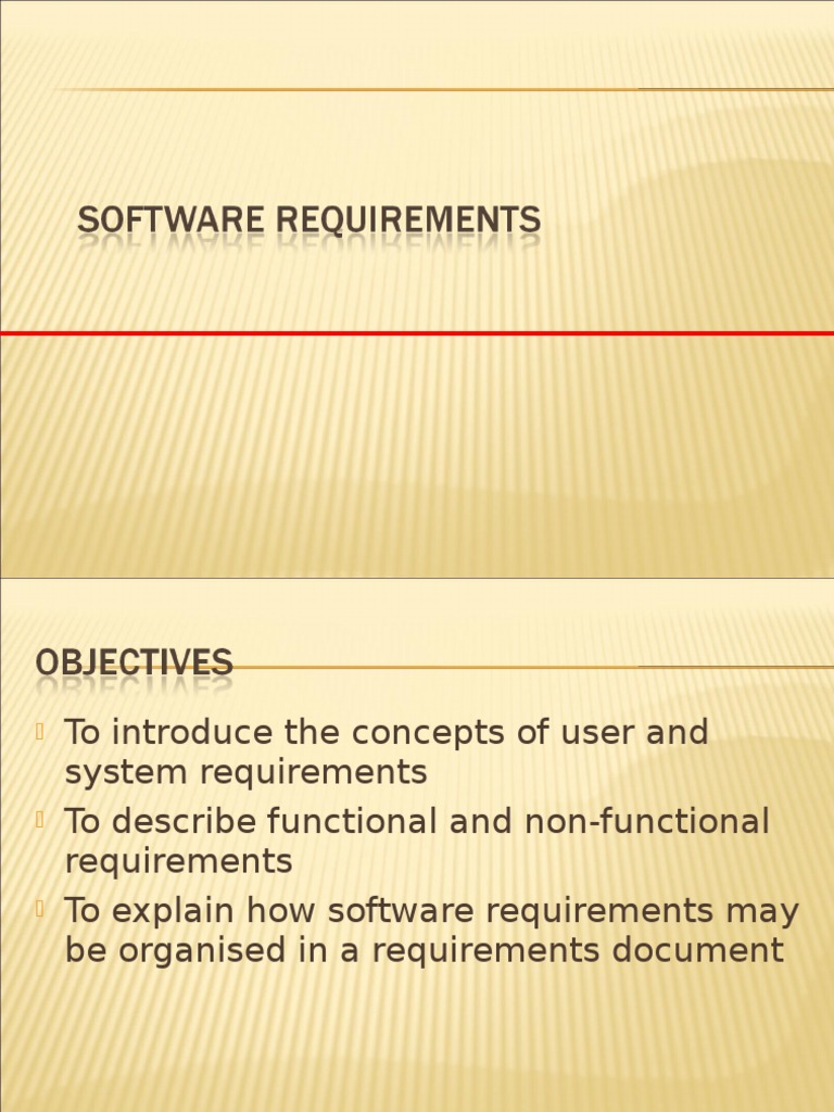 Software Requirements | PDF | Specification (Technical Standard ...