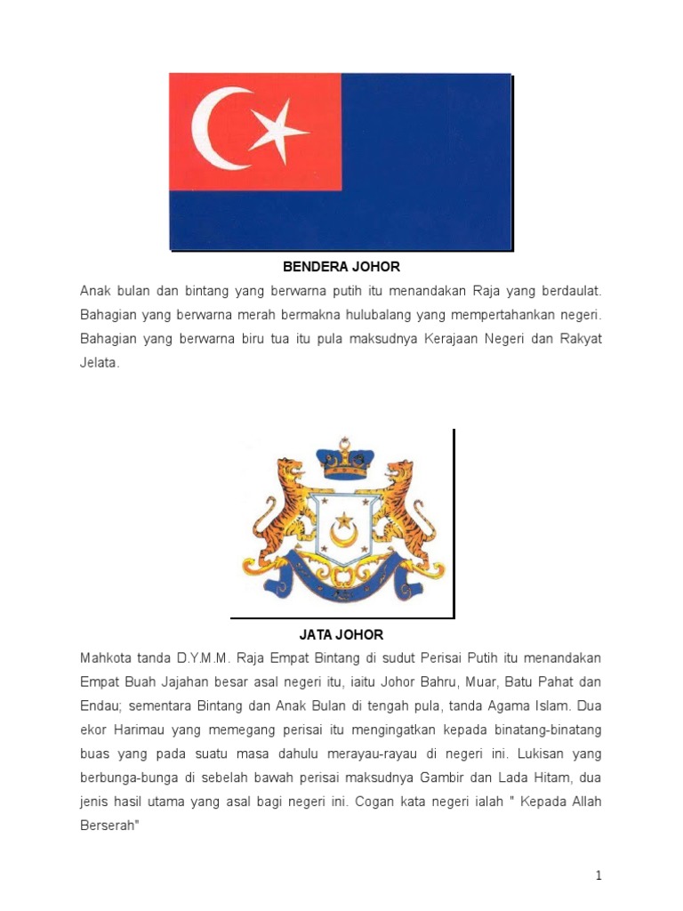 Jata Negeri-Negeri Malaysia | PDF
