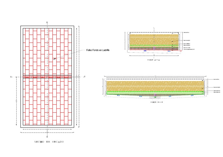 Modelo de Un Lecho de Secado de Lodos, para Una Planta de Tratamiento ...