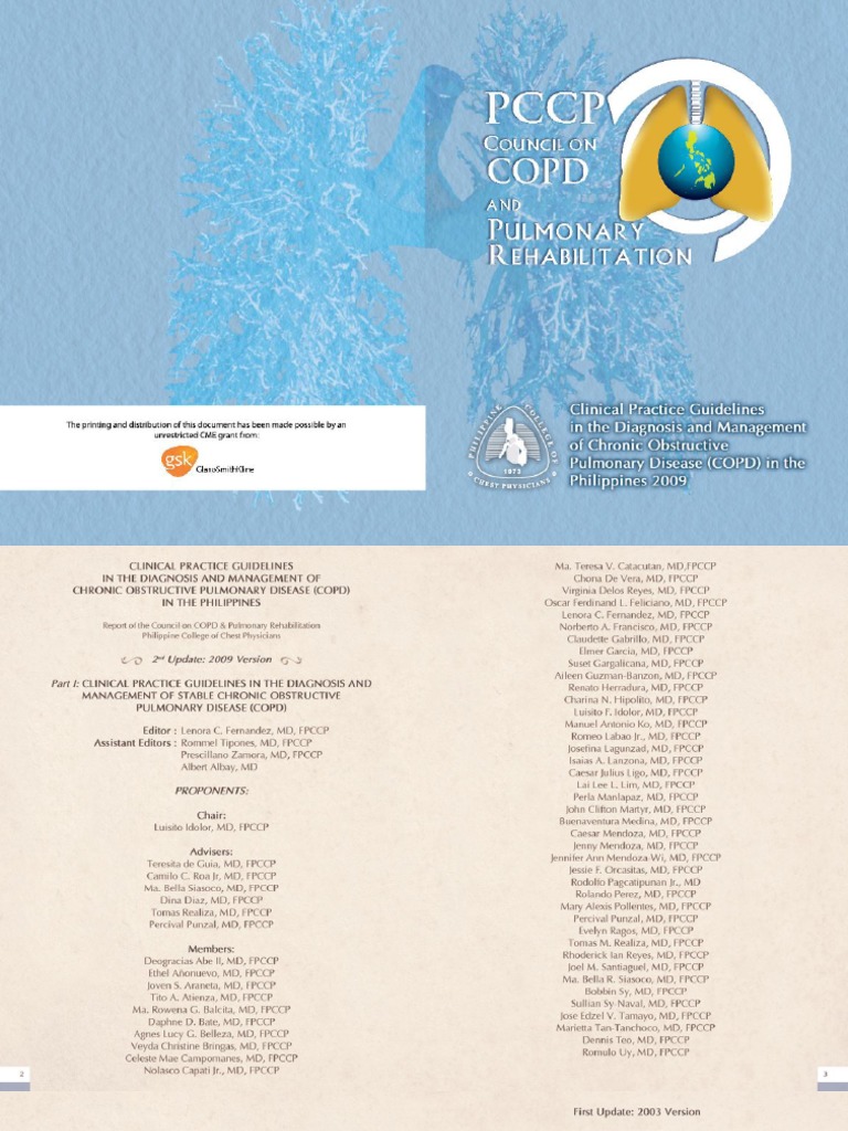 CPG-Chronic Obstructive Pulmonary Disease (COPD) in The Philippines ...