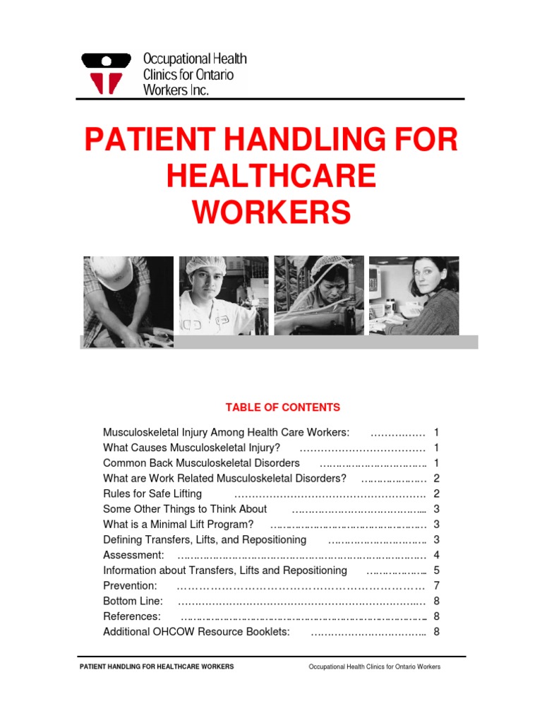 Safe Patient Handling Guidelines | PDF | Health Professional | Wheelchair