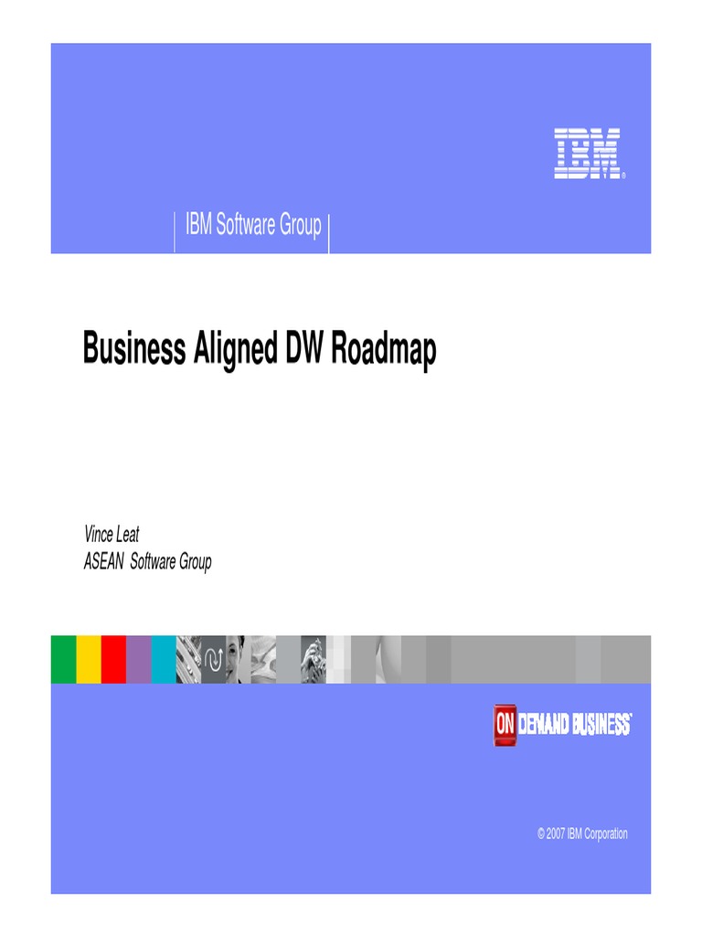 Data Warehouse Road Map | PDF | Business Intelligence | Strategic ...