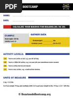 ACFT DEADLIFT WEIGHT BREAK DOWN EXCEL SHEET (AutoRecovered) | PDF