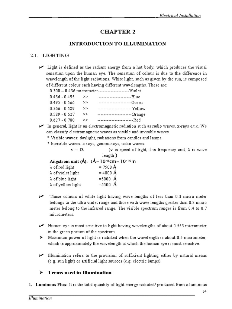 HandOut CH2 | PDF | Incandescent Light Bulb | Lighting
