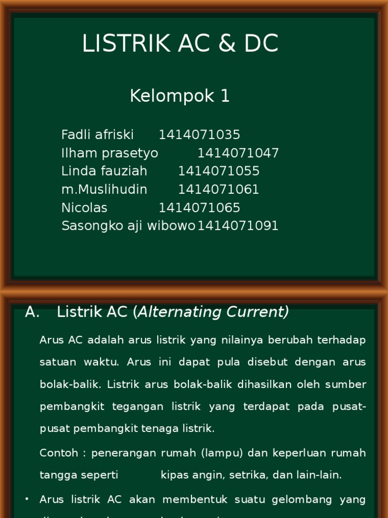 Listrik Ac & DC | PDF