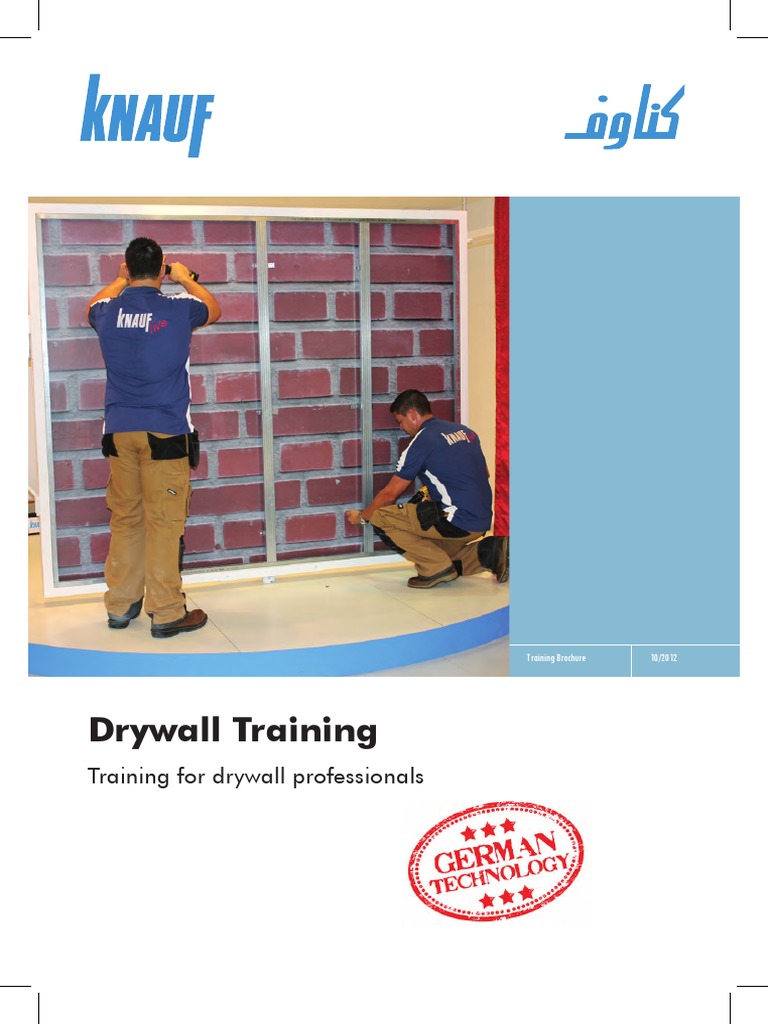Knauf Training Brochure | PDF | Drywall | Science