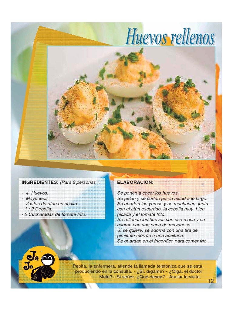 Huevos Rellenos | PDF | Hogar, jardinería y bricolaje | Salud y bienestar