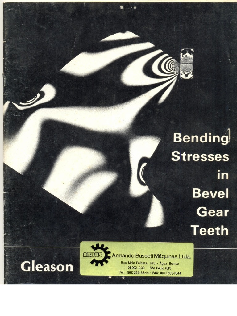 Bending Stresses in Bevel Gear Teeth | PDF