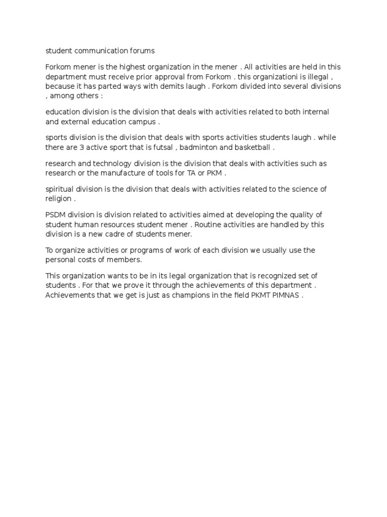 Student Communication Forums | PDF | Finance & Money Management
