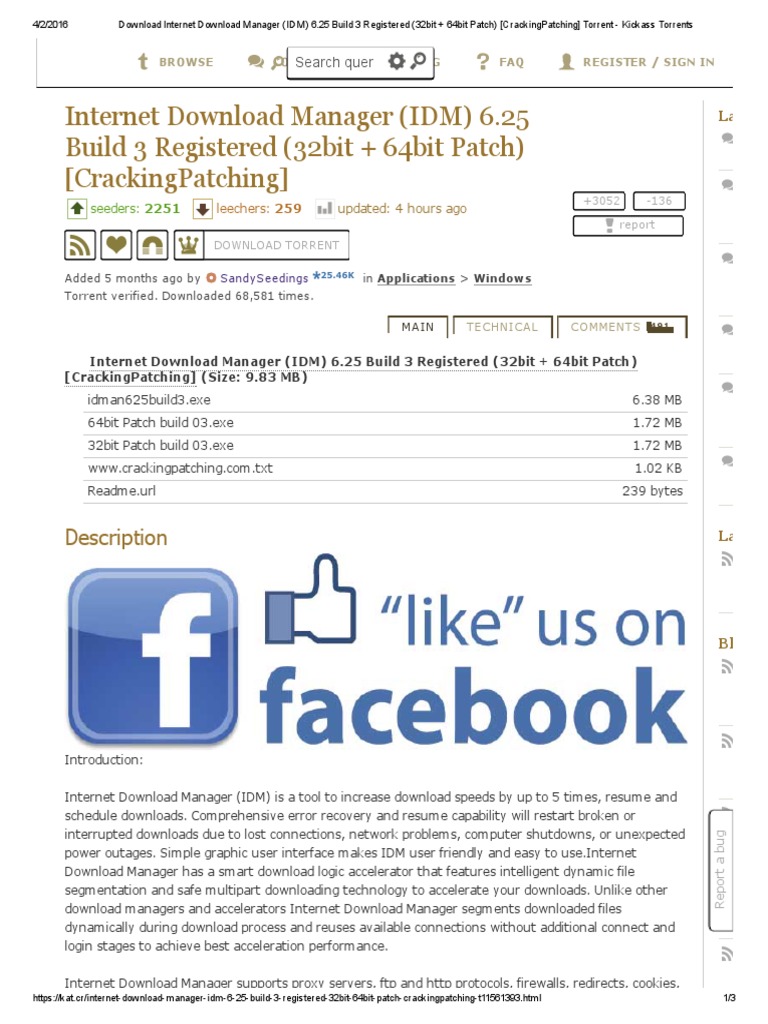 Internet Download Manager (IDM) 6 | PDF | Http Cookie | File Transfer ...